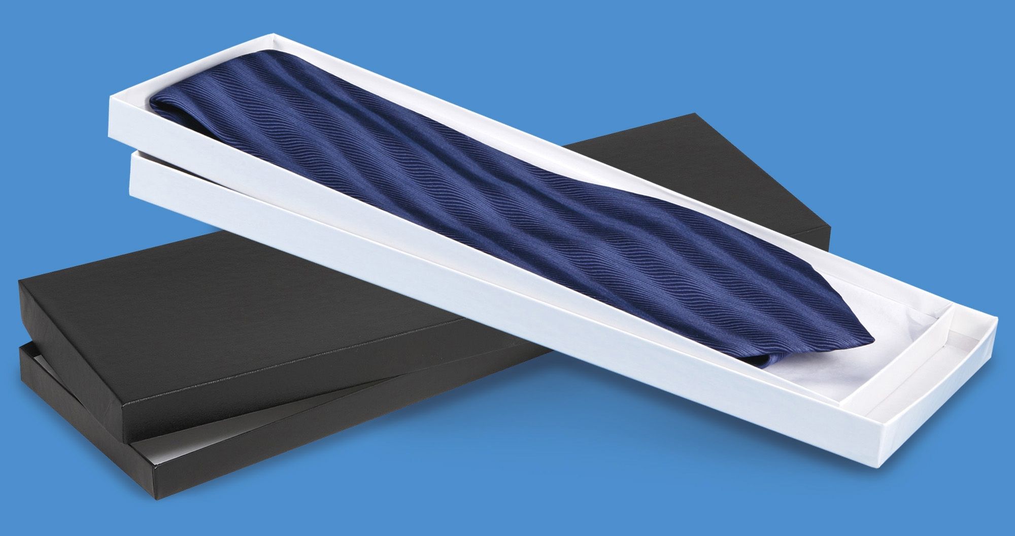 Custom Tie Boxes | Tie Boxes With A Window | Free Shipping